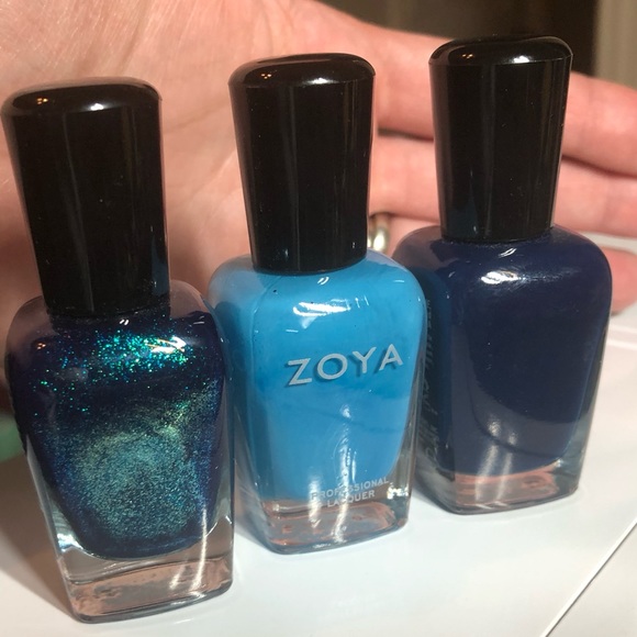 Zoya | Makeup | 3 Blue Zoya Ryan Robyn And Remy | Poshmark